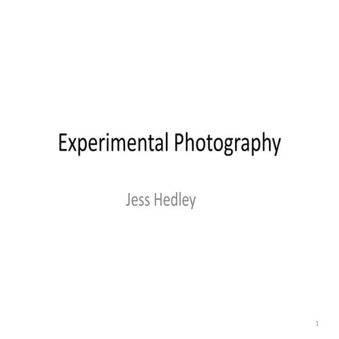 A level Photography Essay | DOCX