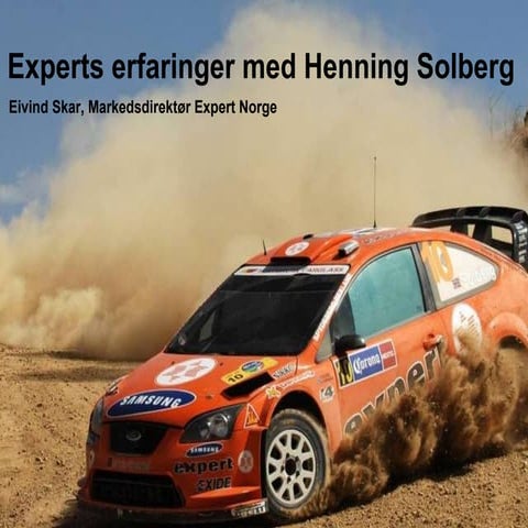 Experts erfaringer med Henning Solberg | PPT