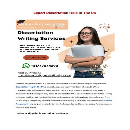 Expert Dissertation Help In The UK...pdf