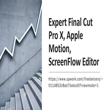 Expert final cut pro x, apple motion | PPT