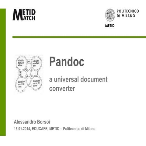 Expertise2014 pandoc | PPT