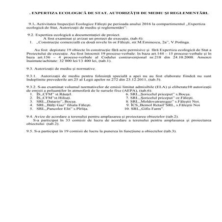 Expertiza ecologică de stat | PDF