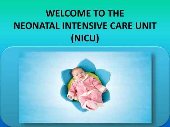 Neonatal intensive care unit nicu | PDF