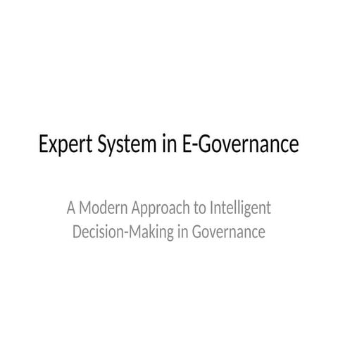 Expert_System for E-Governance in ita .pptx