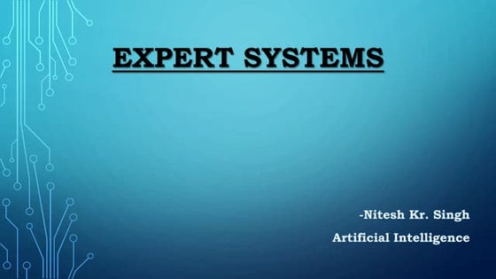 Expert System | PPT