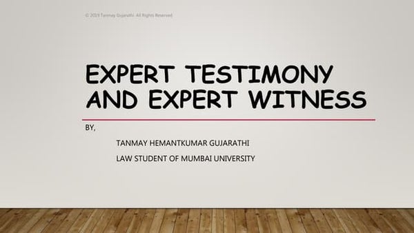 Junk Science On Trial