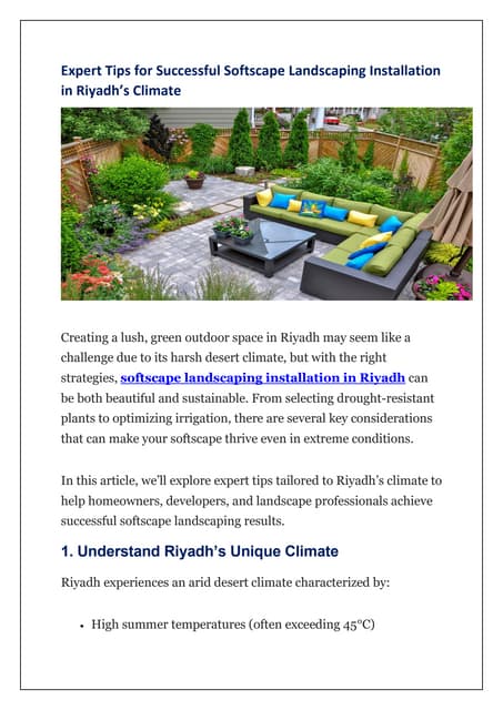 15 Key Elements of Softscape Landscaping Installation in Riyadh.pdf