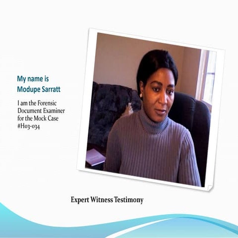 Expert witness testimony | PPTX