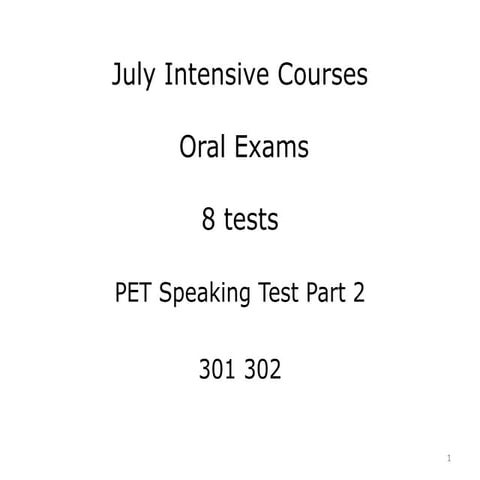 Ex pet 301 302 | PPT