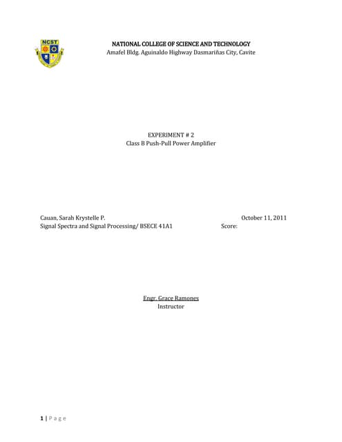 L07 dc and ac load line | PPT | Computer Networking | Computing