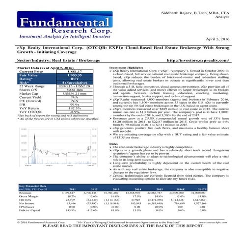 eXp Realty International Corp. (OTCQB: EXPI): Cloud-Based Real Estate ...