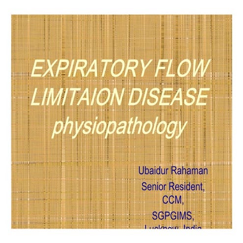 Expiratory flow limitation_diseases | PDF