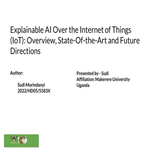 Explainable AI Over the Internet of Things (IoT)_ Overview, State-Of-the-Art and Future ...
