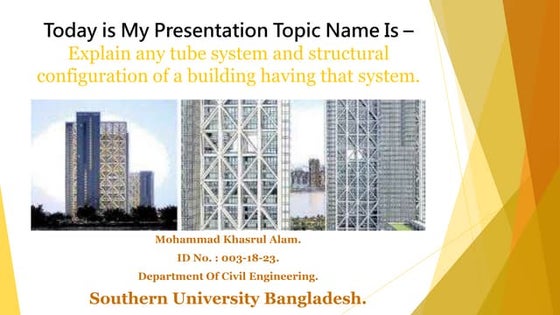 Bundled Tube Structural System | PPTX | Civil Engineering Industry ...