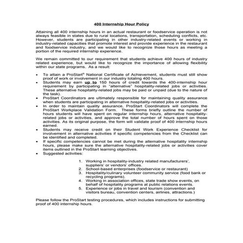 Explaination Of 400 Hours | PDF