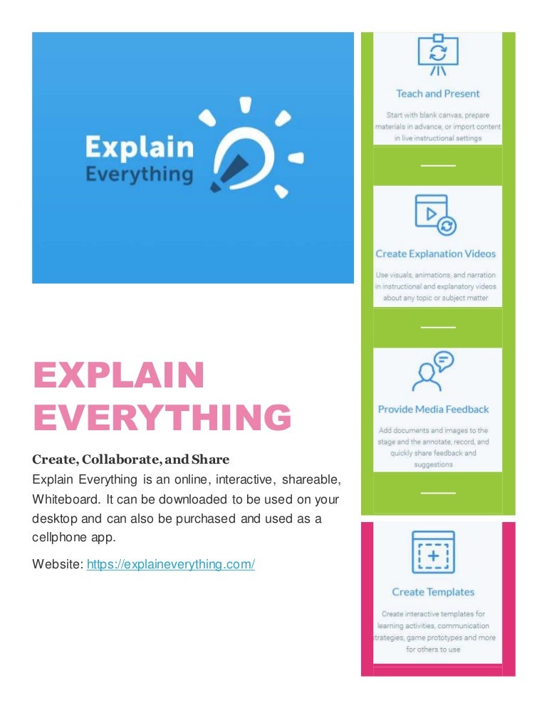 Explain Everything User Manual – VACMTS