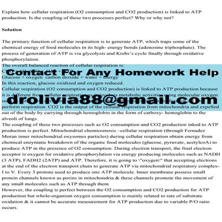 Explain how cellular respiration (O2 consumption and CO2 production).pdf