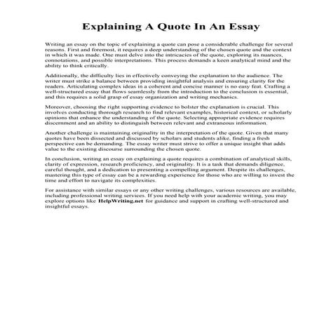 Explaining A Quote In An Essay.pdf