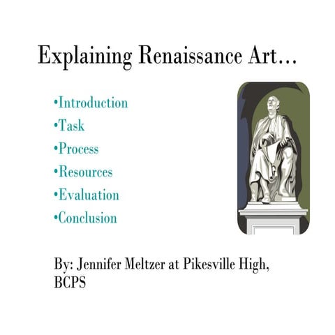 Explaining renaissance art | PPT