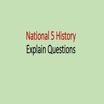 Explain questions | PPT