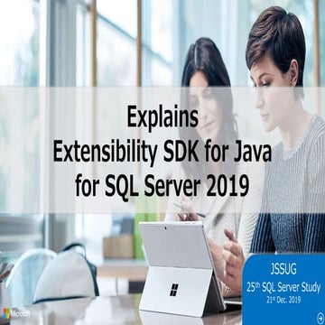 Explains Microsoft Extensibility Sdk For Java For Sql Server Ppt