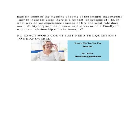 Explain some of the meaning of some of the images that express Tao .docx