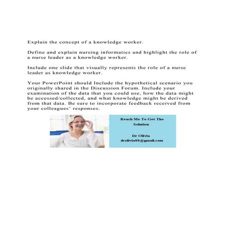 Explain the concept of a knowledge worker.Define and expla.docx