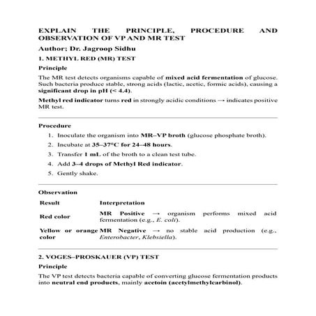 IMViC (Biochemical test) | PPTX