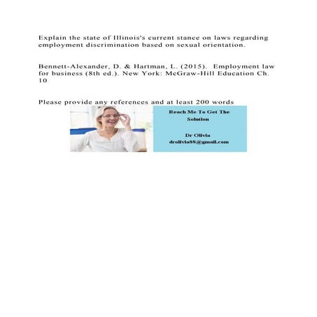 Explain the state of Illinoiss current stance on laws regarding emp | DOCX