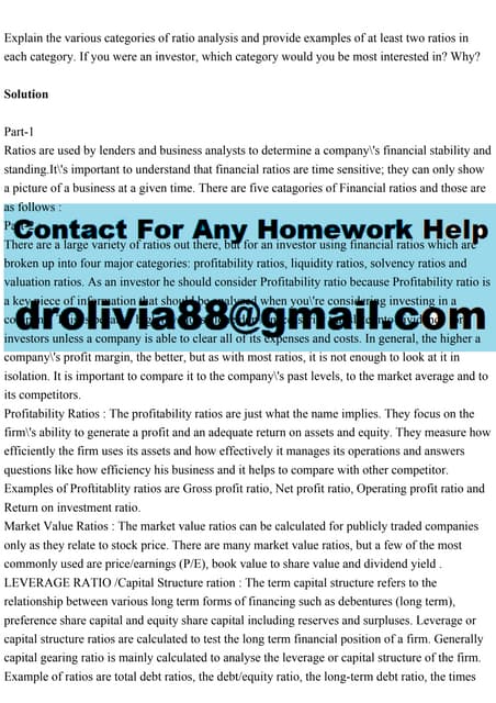 Du pont analysis | PPT