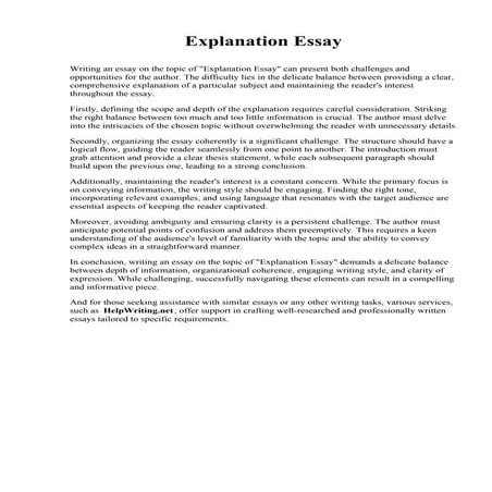 Explanation Essay.pdf