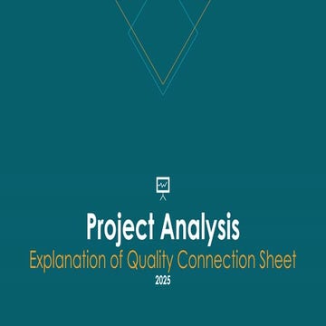 Explanation of QC Connection Sheet Before Activity | PPT