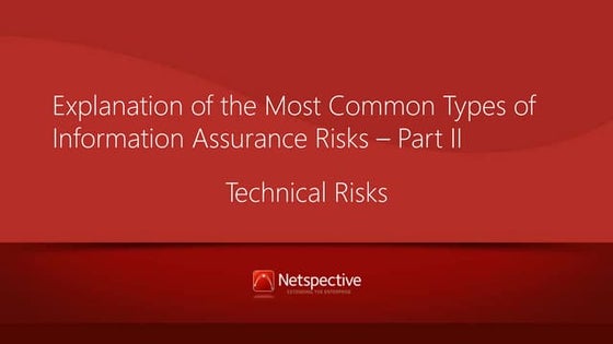 Explanation of the most common types of administrative risks | PDF ...