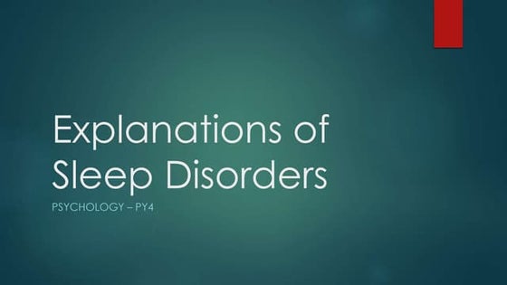 Sleep | PPT