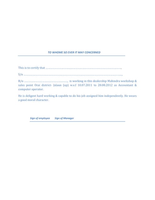 tranning format of nissan | PDF