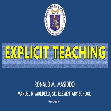 EXPLICIT-TEACHING-GRADE-1-FINAL.ppt presentation | PPTX