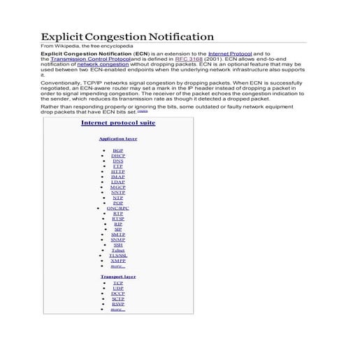 Explicit Congestion Notification Pdf