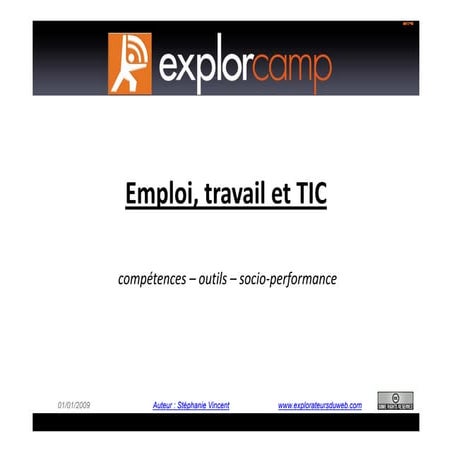 Emploi, travail et TIC | PDF