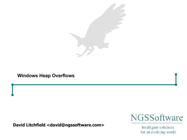 exploiting heap overflows | PPT exploiting heap overflows | PPT