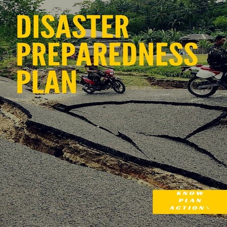 Earthquake Disaster Preparedness Plan | PDF