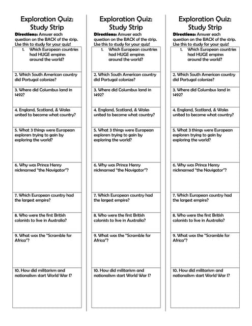 Latin america-map-test-study-guide | PDF