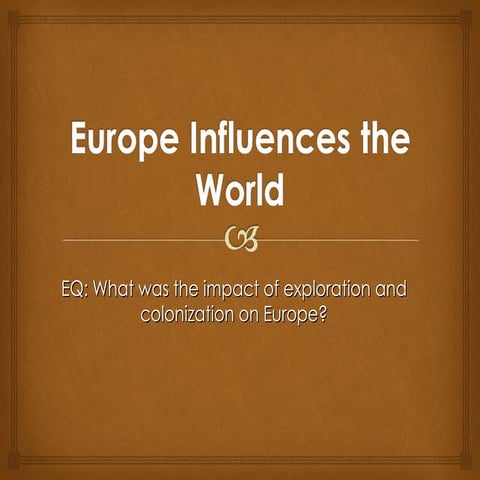 Exploration and colonization updated 11 12 | PPT