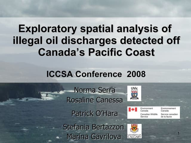 Exploratory Spatial Analysis Norma Ppt