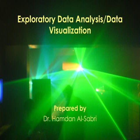 Exploratory Data Analysis Data Visualization Ppt