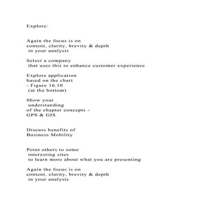 ExploreAgain the focus is on content, clarity, brevity & de.docx