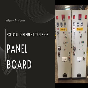 Explore Different types of Panel Boards in India.pdf