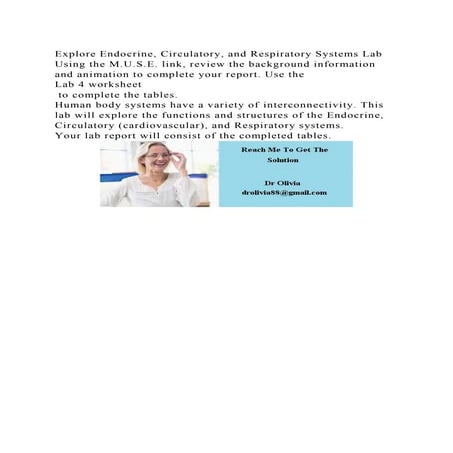 Explore Endocrine, Circulatory, and Respiratory Systems LabUsing t.docx