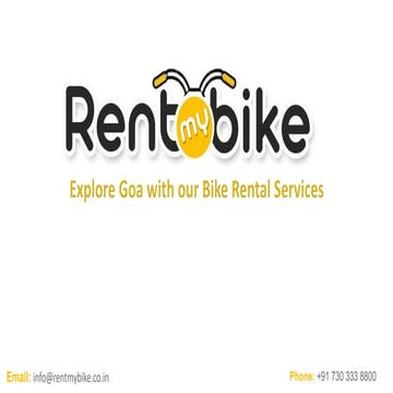 Explore Goa with Bike Rental Service | PPT