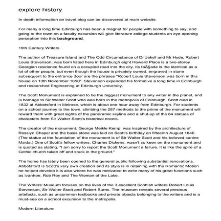 explore history | PDF | Museums & Galleries | Attractions