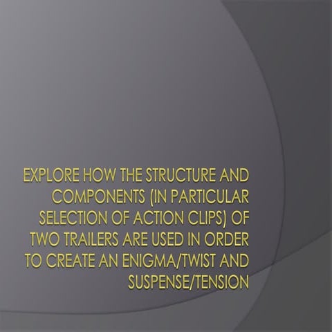 Structure and components of film trailers | PPT